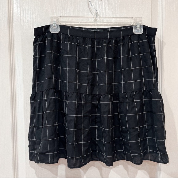 Madewell | Skirts | Madewell Windowpane Skirt | Poshmark
